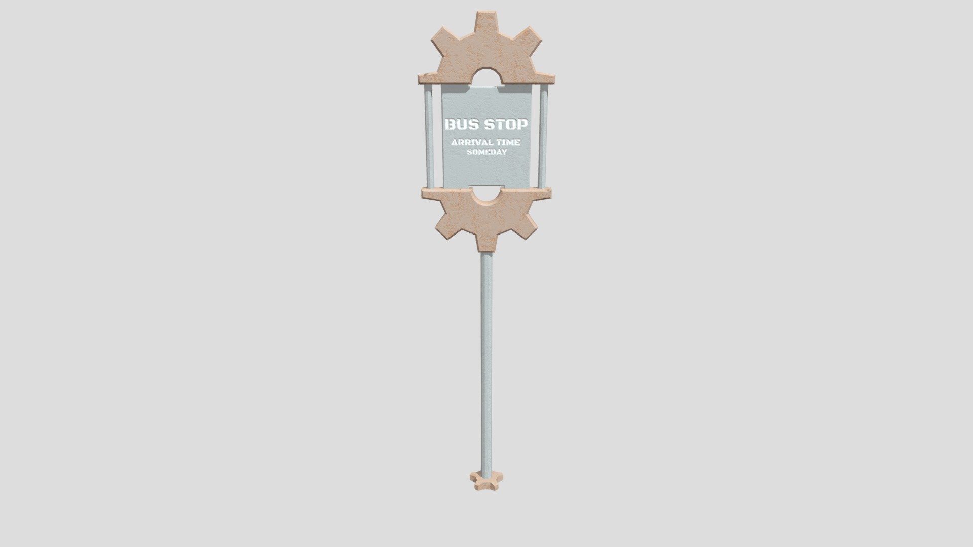 SteamPunk inspired Bussign - 3D model by Semloomeyer [75a3da5] - Sketchfab