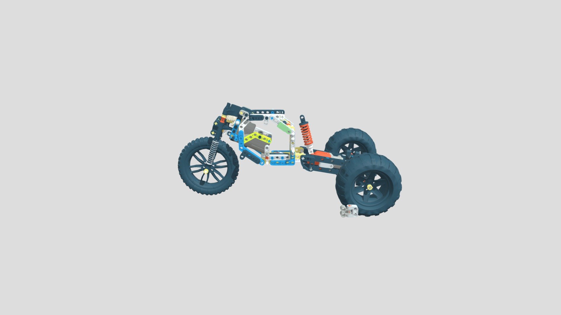 kawasaki ninja 3 wheeler frame_V2_prototype - 3D model by TechniclyTRex ...
