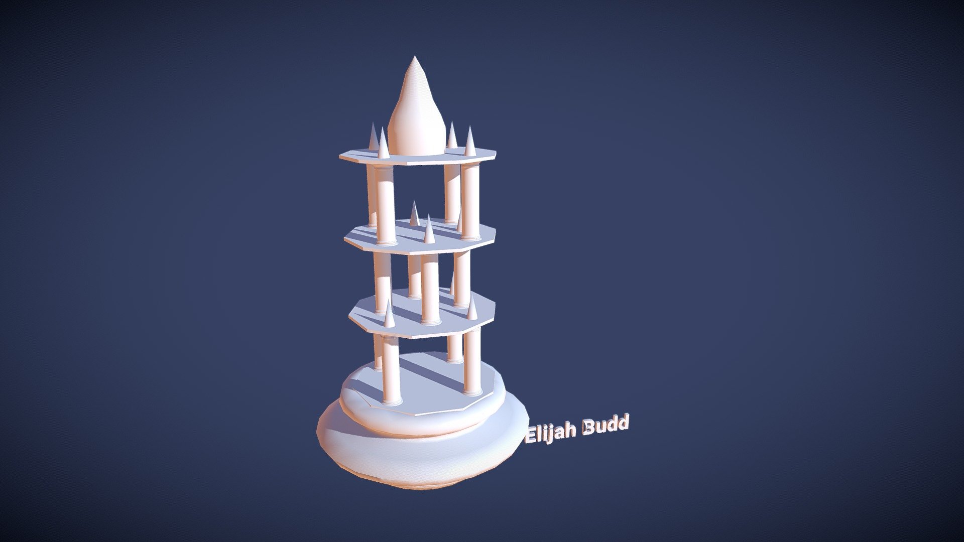 Wk3 Doric Pillar (Budd, Elijah) - Download Free 3D model by budd3 ...