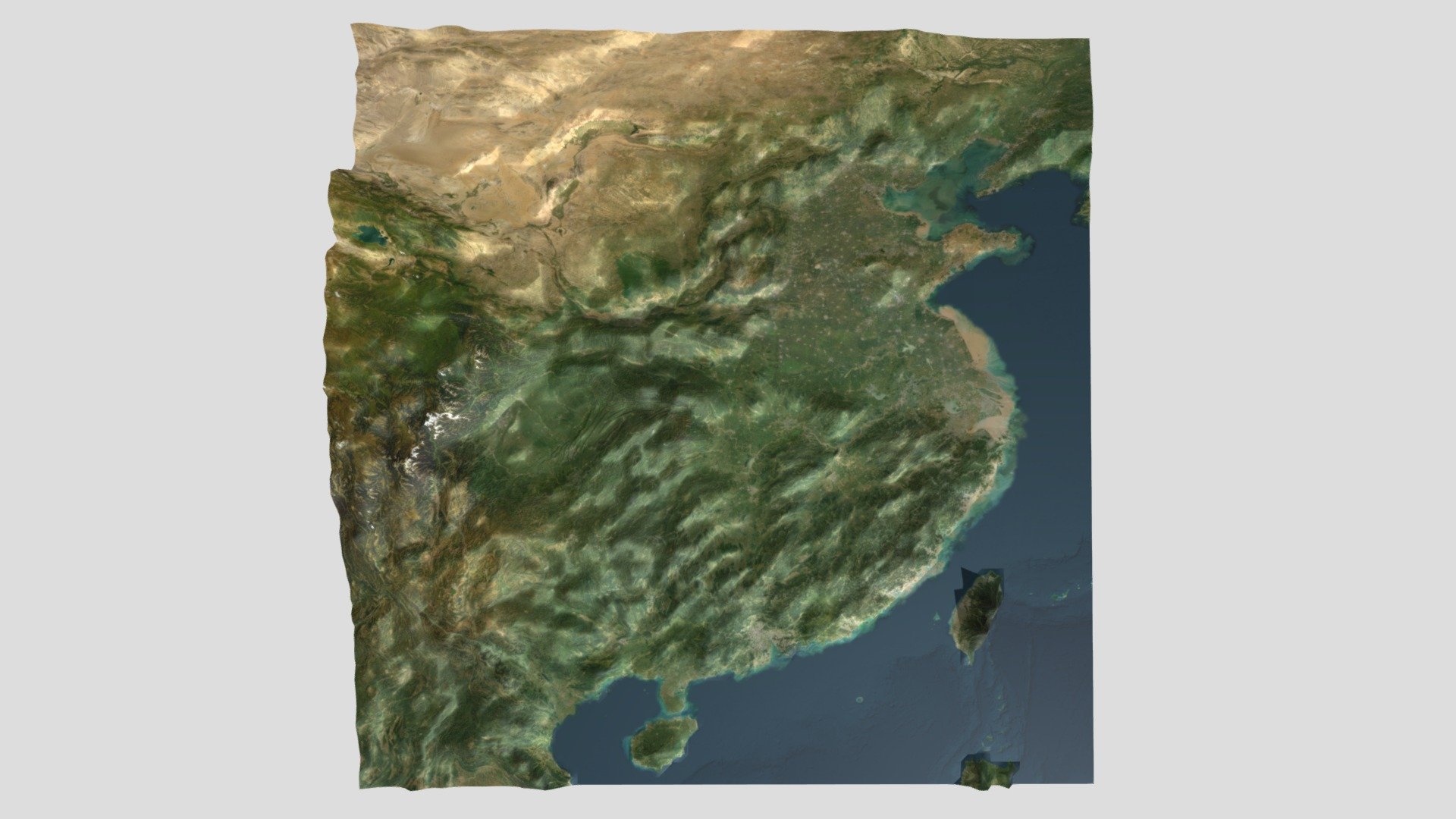 Terrain in Eastern China - Download Free 3D model by Yang ...