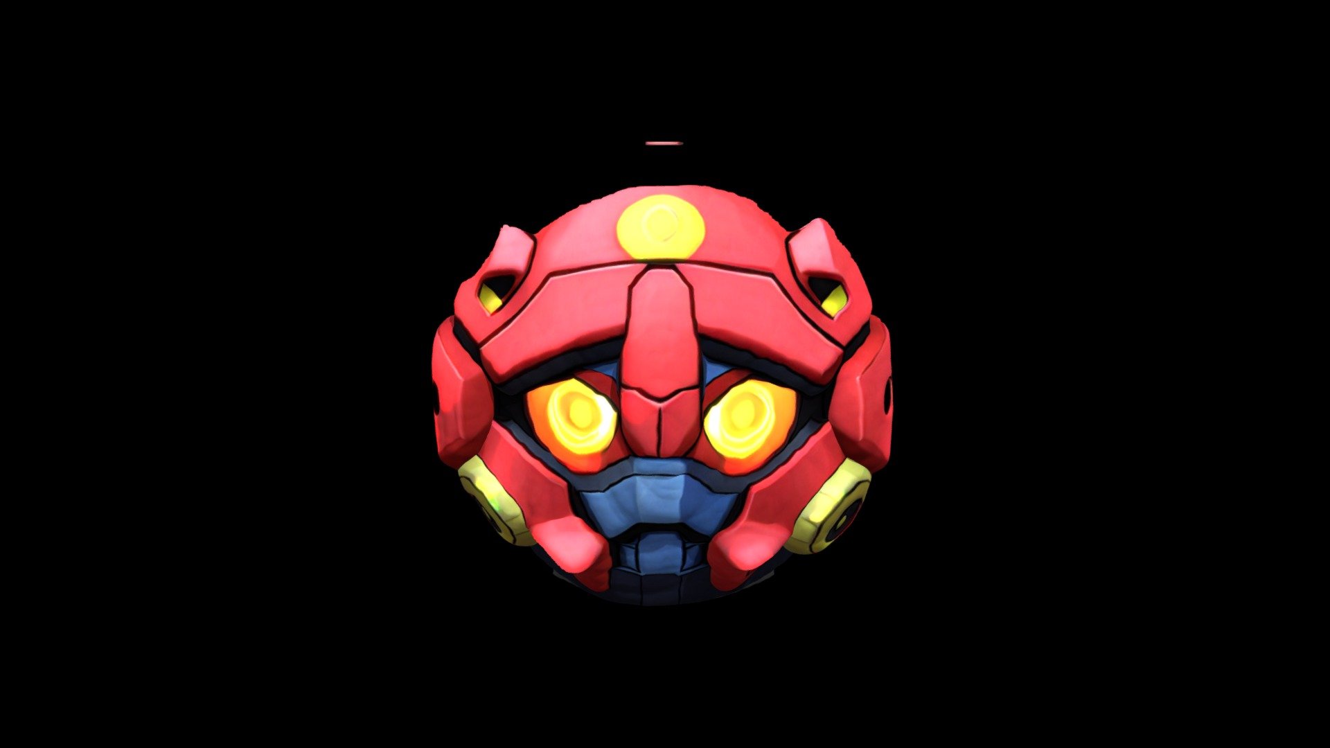Helmet Mask Robot Cartoon 1185 - Download Free 3D model by klrxyz ...