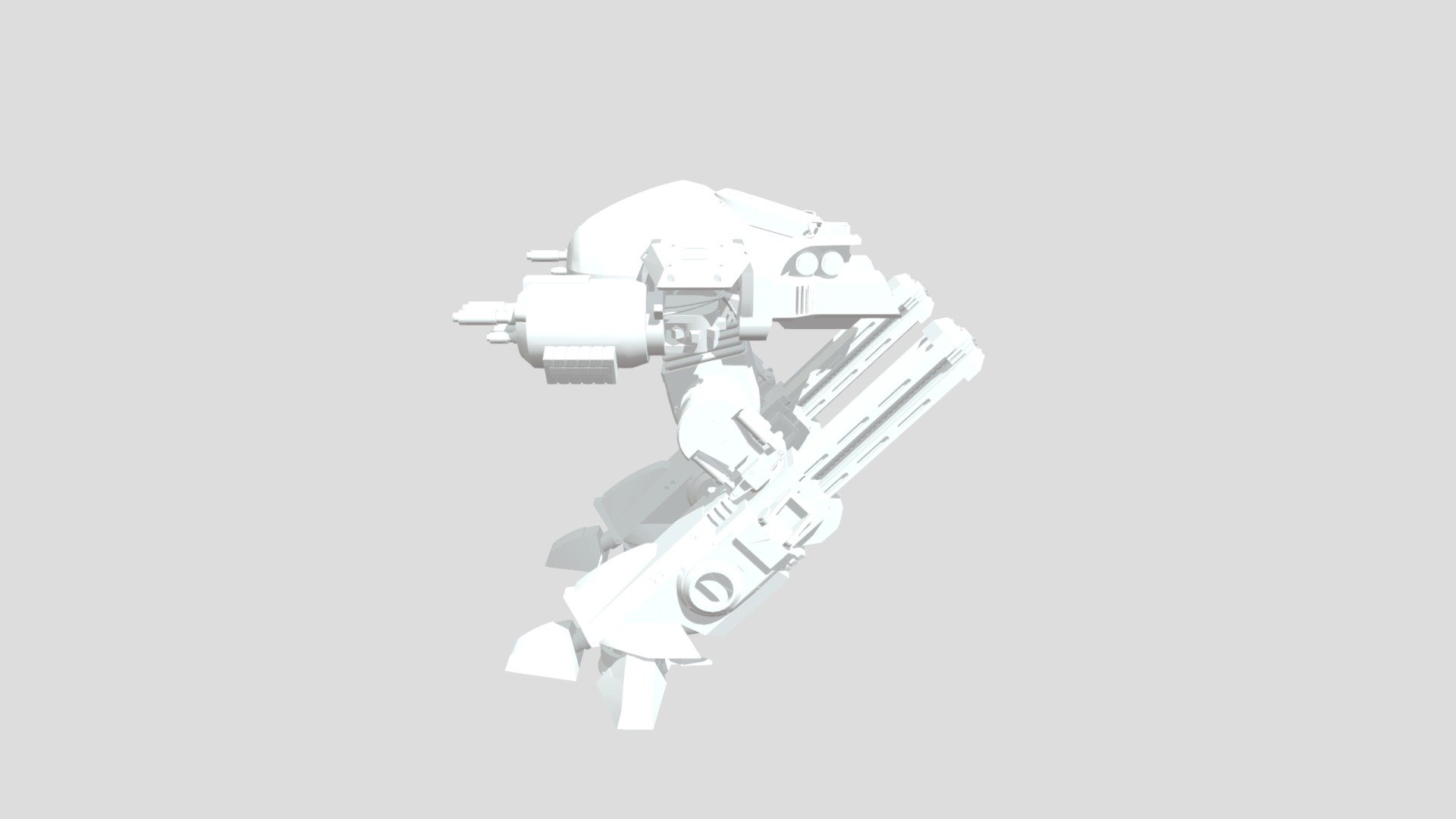 ED-209 RoboCop - 3D model by xrshub [75adfb3] - Sketchfab