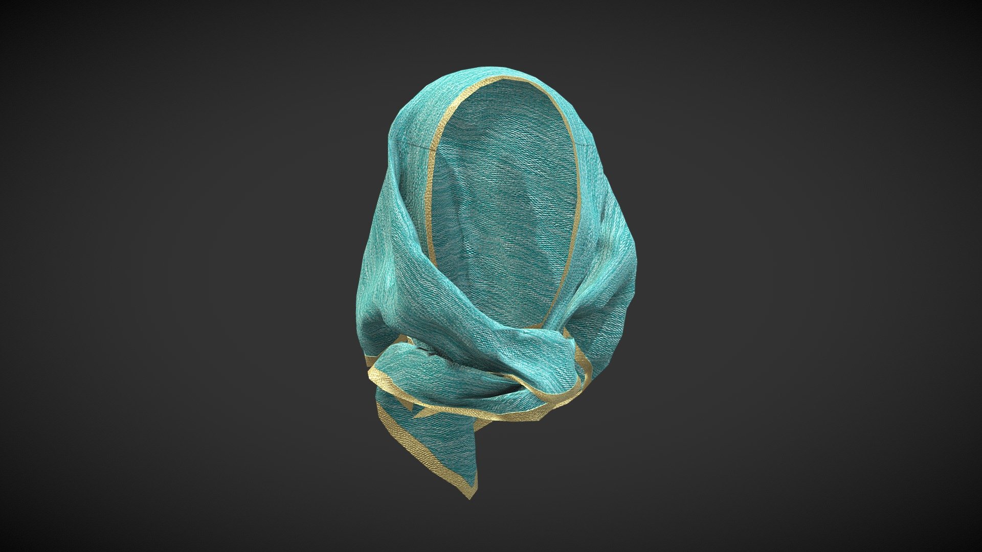 Arabic Hijab Low Poly Buy Royalty Free 3d Model By Karolina