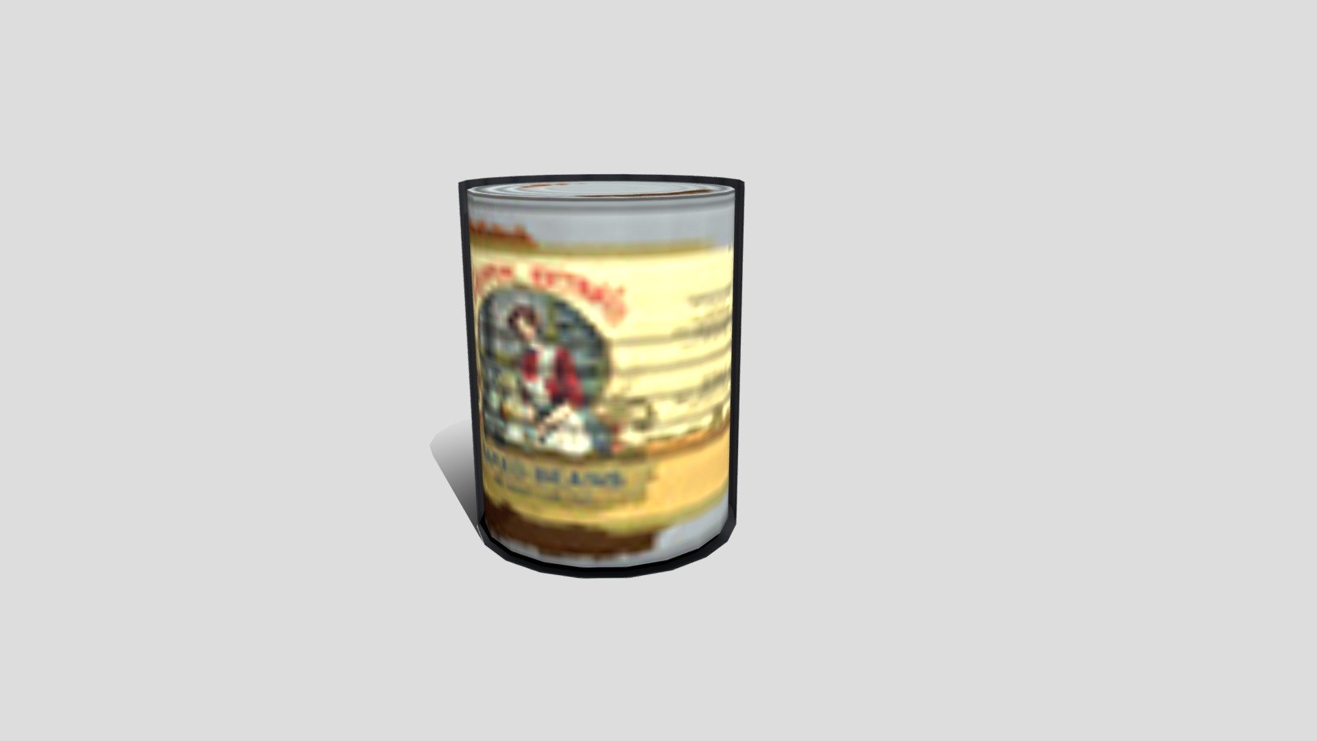Bean Can with Outline - Download Free 3D model by Sidneye ...