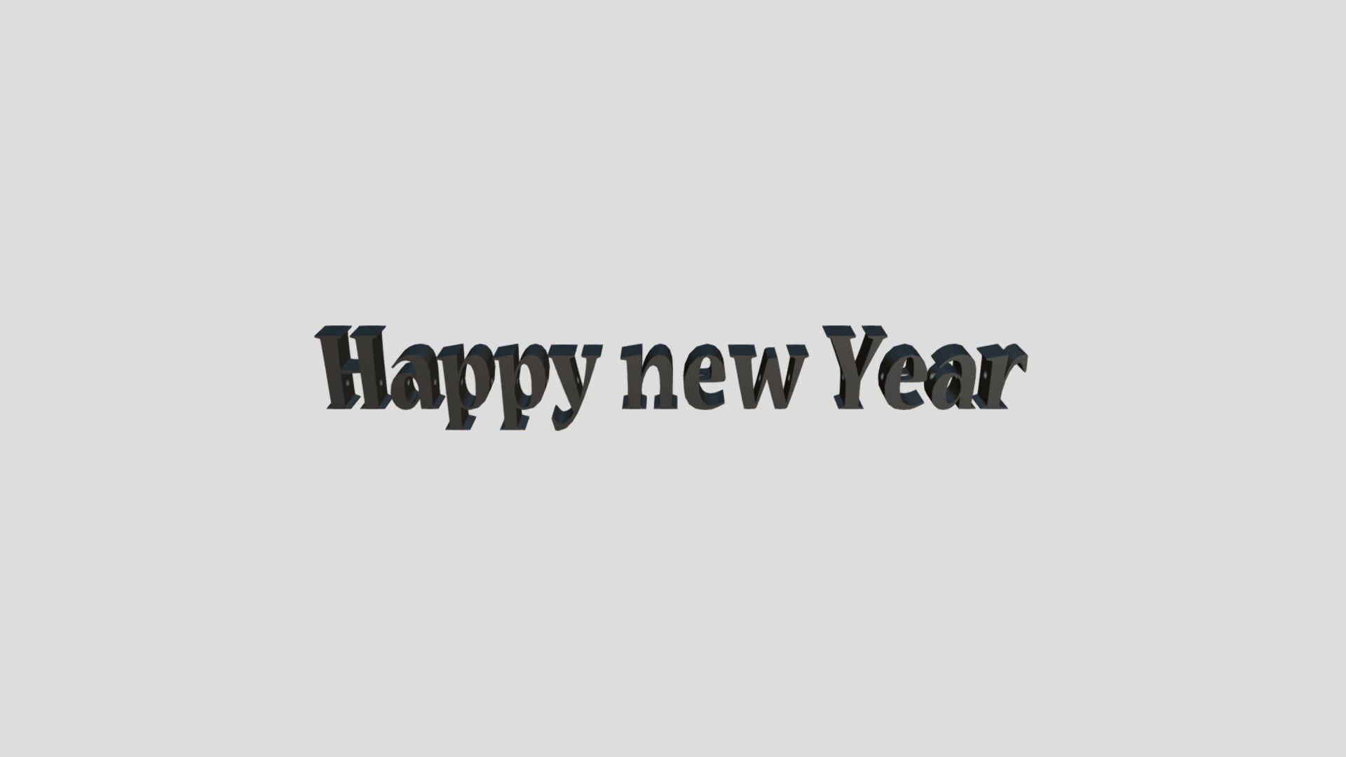 HAPPY NEW YEAR - 3D model by Karan.Malhotra [75b1c53] - Sketchfab