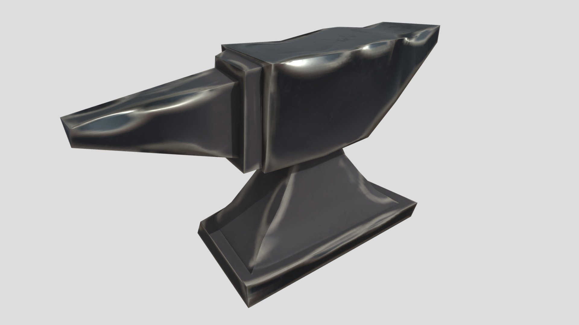 Anvil (game ready prop asset) 3D Model - Download Free 3D model by ...