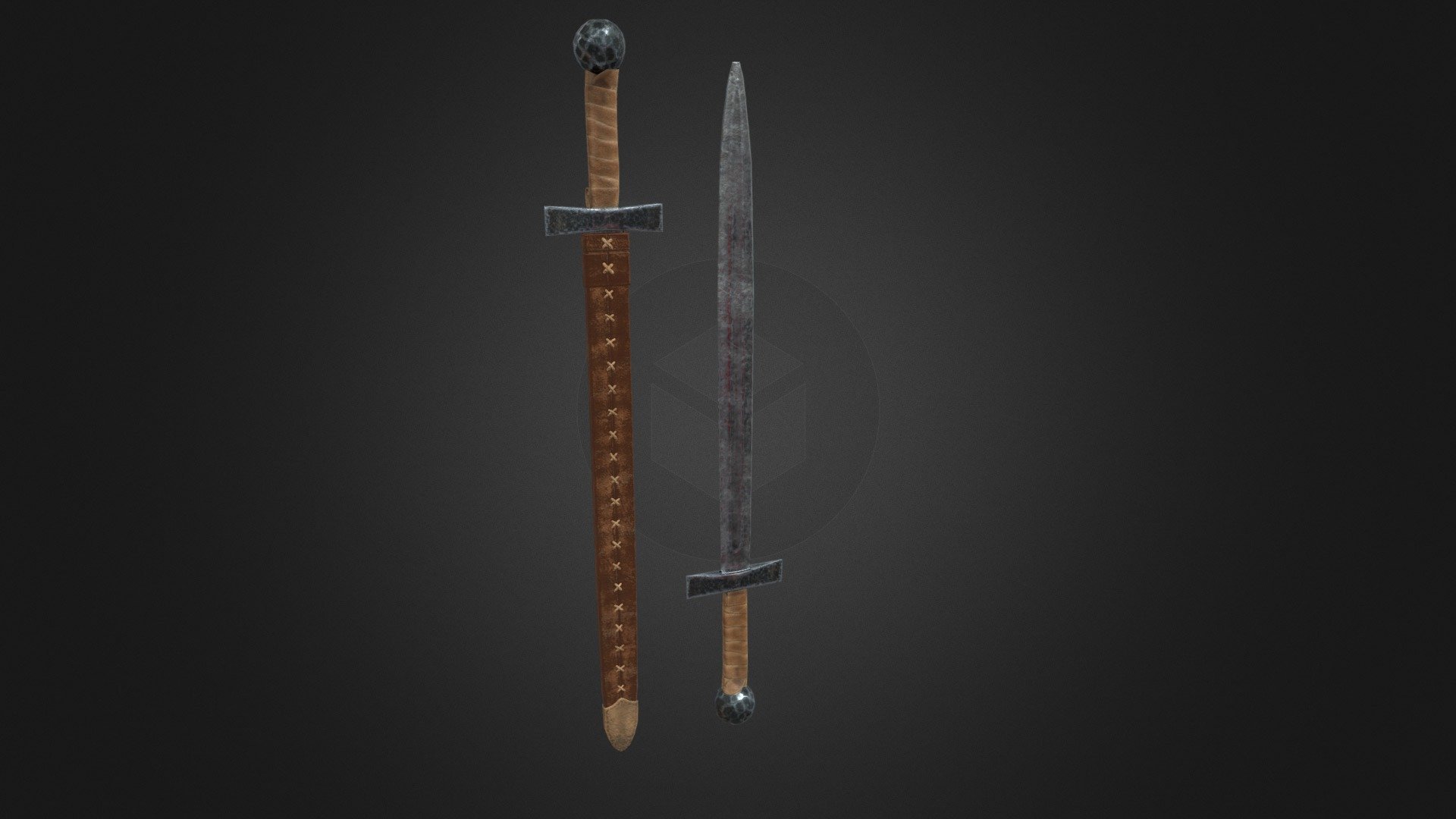 simple Sword - 3D model by Jannis Dittmer (@dittmer.jannis) [75b426f ...