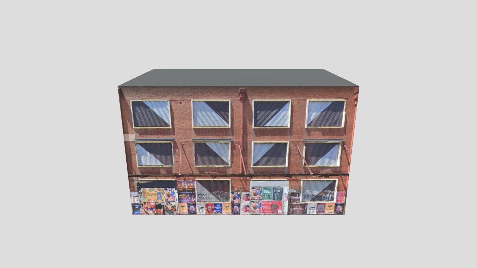 woolstore front - 3D model by PCmoyes [75b7968] - Sketchfab