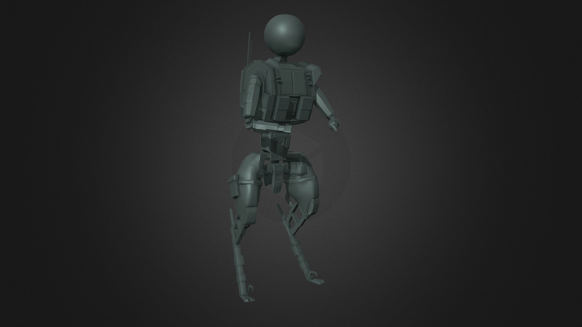 WIP Robot Titanfall style Low-poly Blender free - Download Free 3D ...