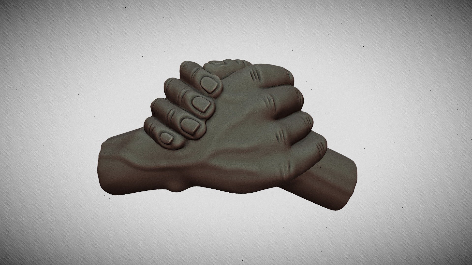 Biker's Handshake - 3D model by Harhuus [75b8ad0] - Sketchfab