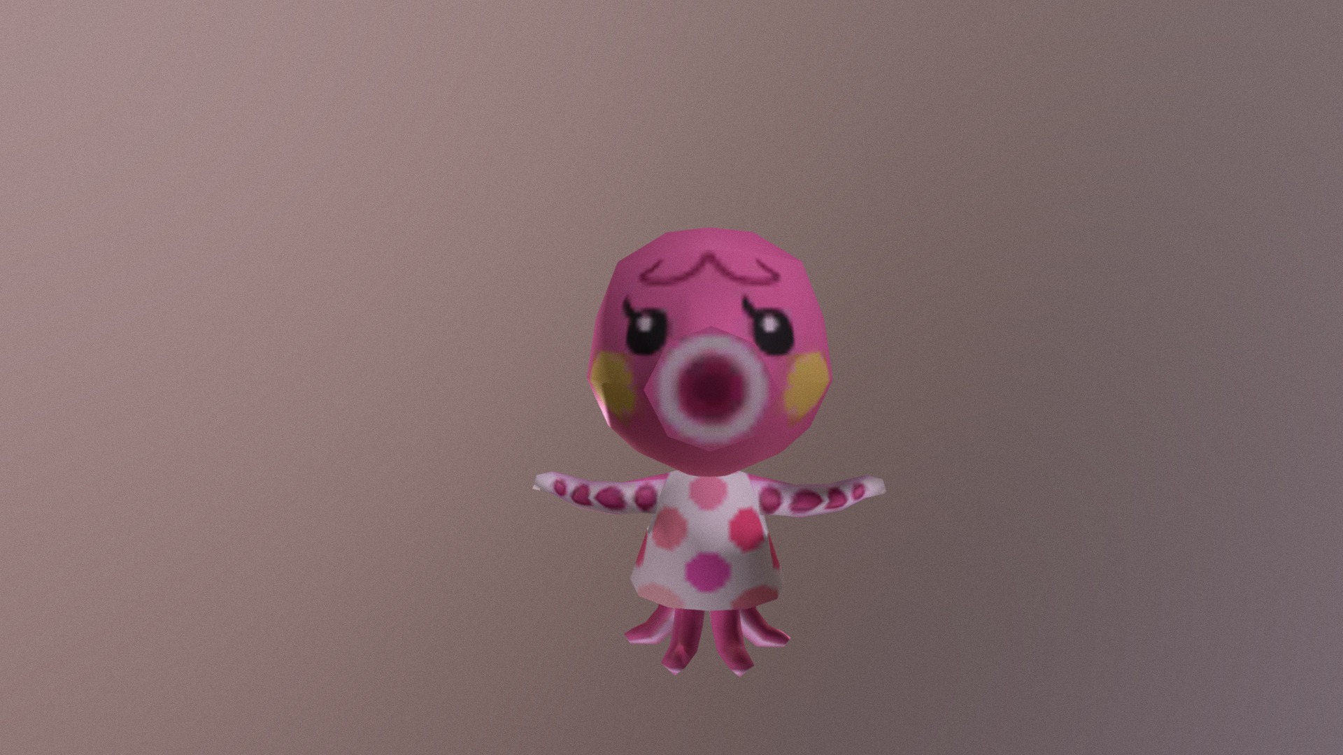 Octopus acnl ! - 3D model by xgumbox [75b908c] - Sketchfab