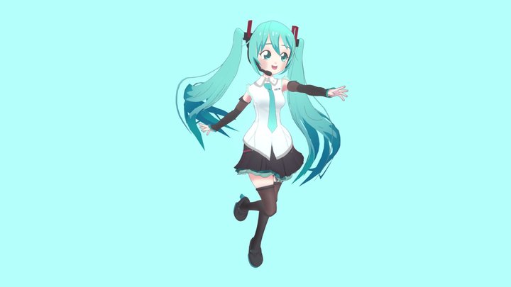 Hatsune_miku 3D models - Sketchfab