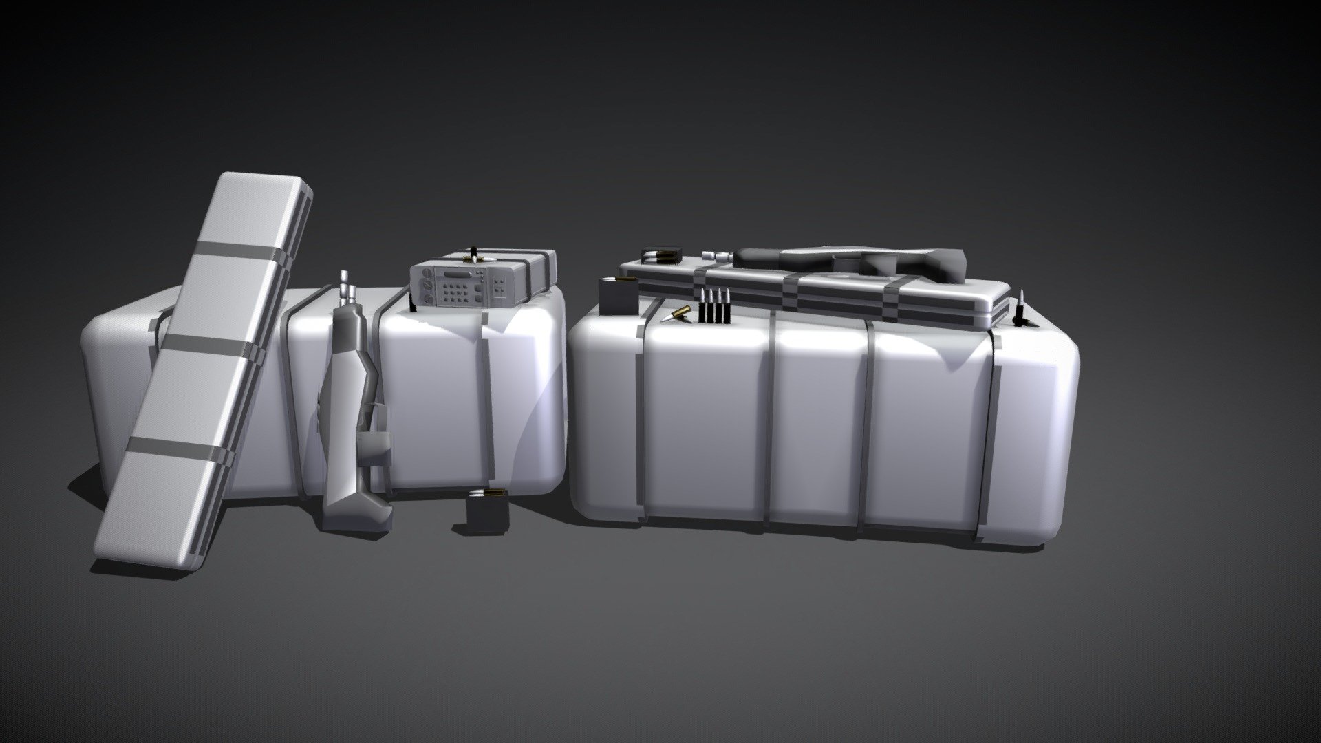 Sci-Fi Weapon Cache by Jordan - Download Free 3D model by Maddsyz27 ...
