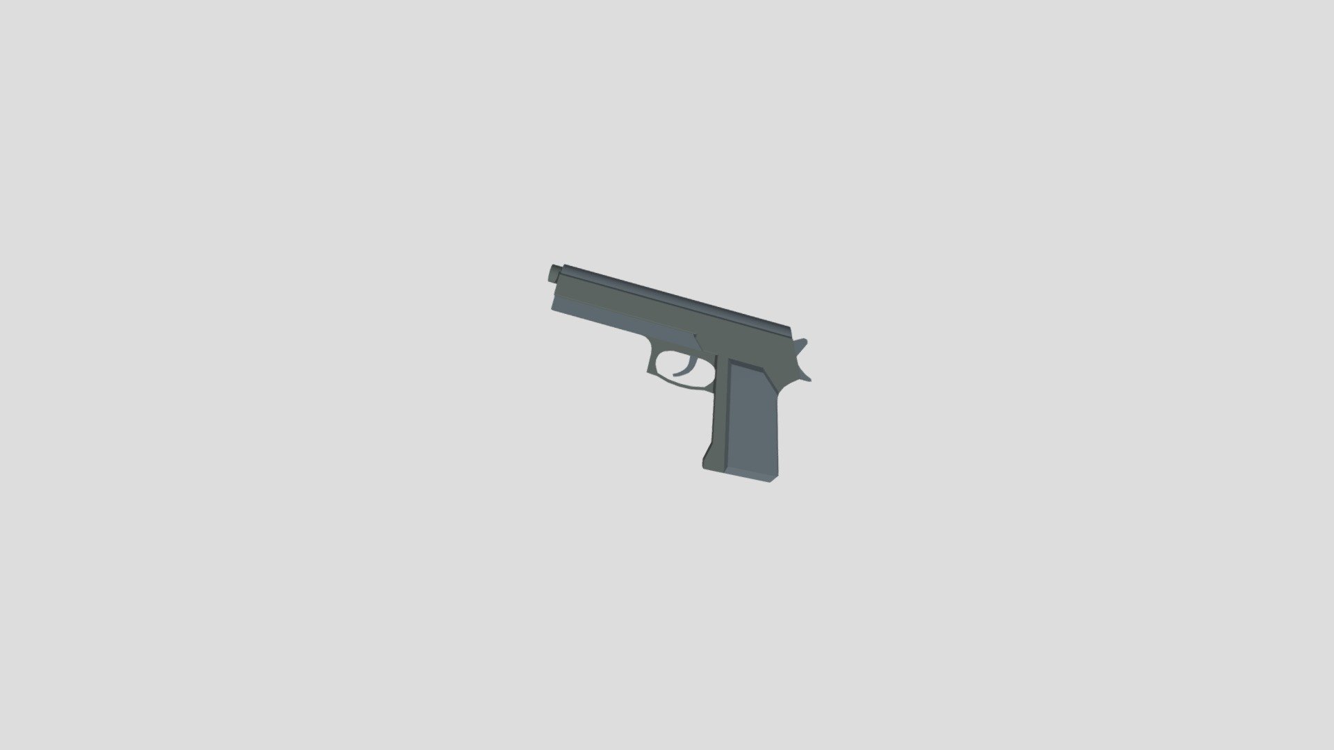 Low Poly Pistol - Download Free 3D model by Kolos Studios ...