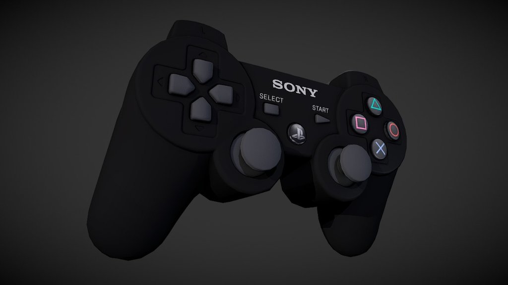 PS3 Controller - 3D model by Thiago Xavier (@thiagoff8) [75bb709 ...