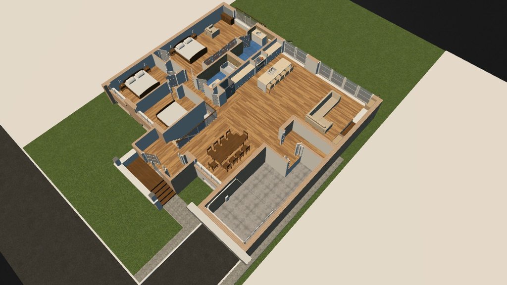 08-34 Ground Floor 08142015 - 3D model by Cadaxx Design (@cadaxx ...
