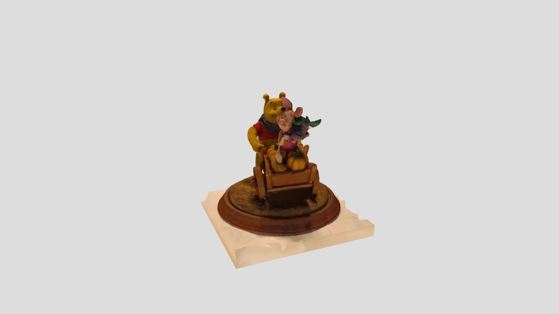 "Winnie the Pooh" Autumn - Download Free 3D model by ferdipat [75bb9d1 ...