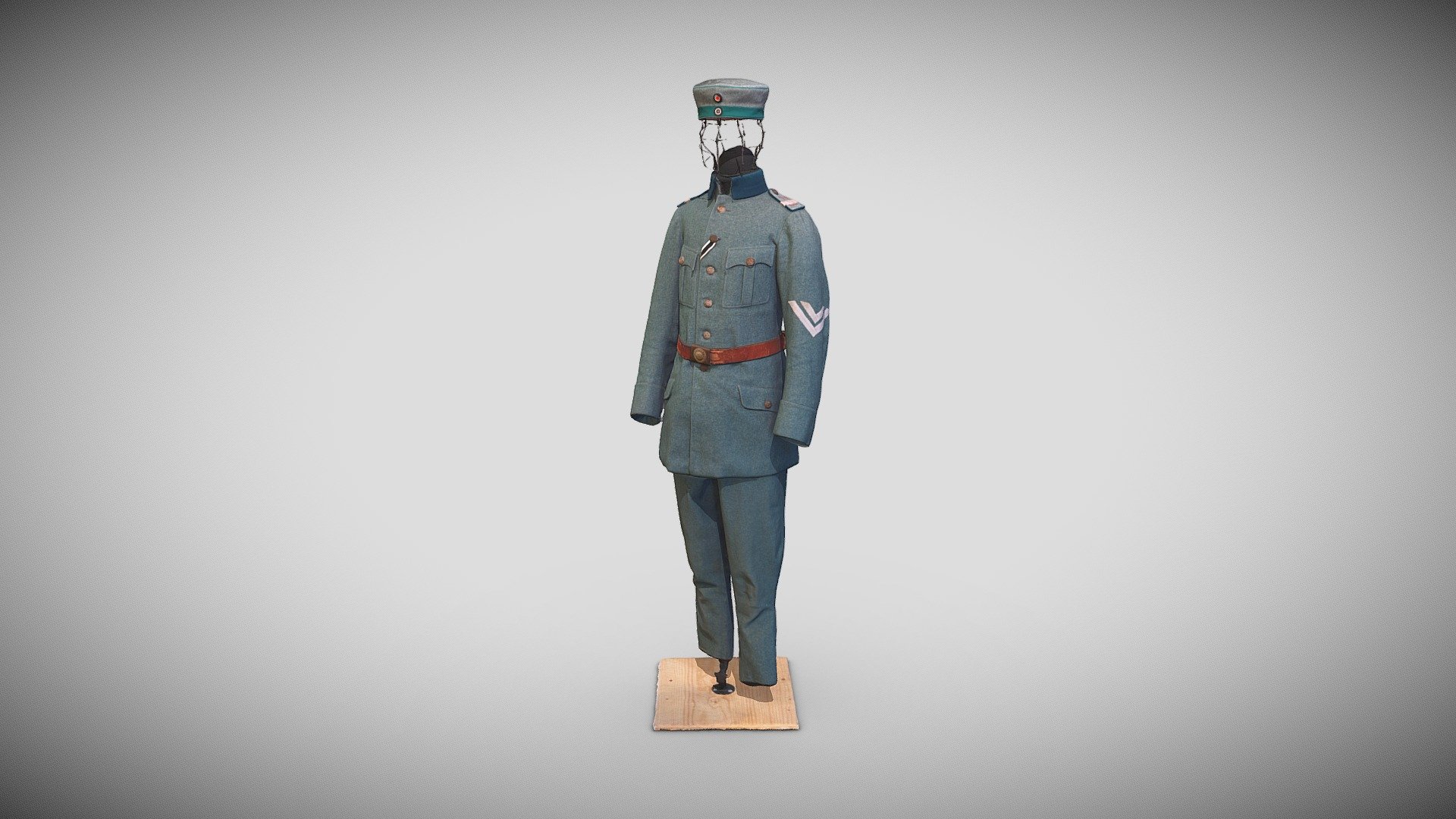 Jääkärin univormu malli 1910, Jaeger uniform. - 3D model by Vapriikki ...