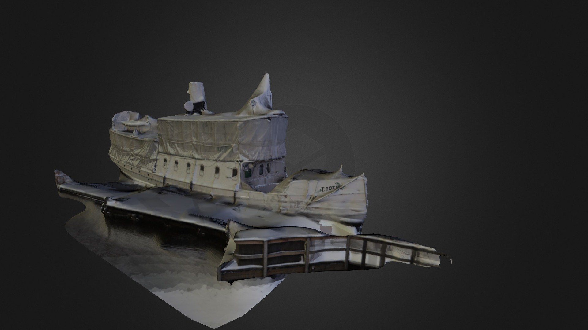 Ejdern steamboat - 3D model by AndrasKis [75bdb85] - Sketchfab