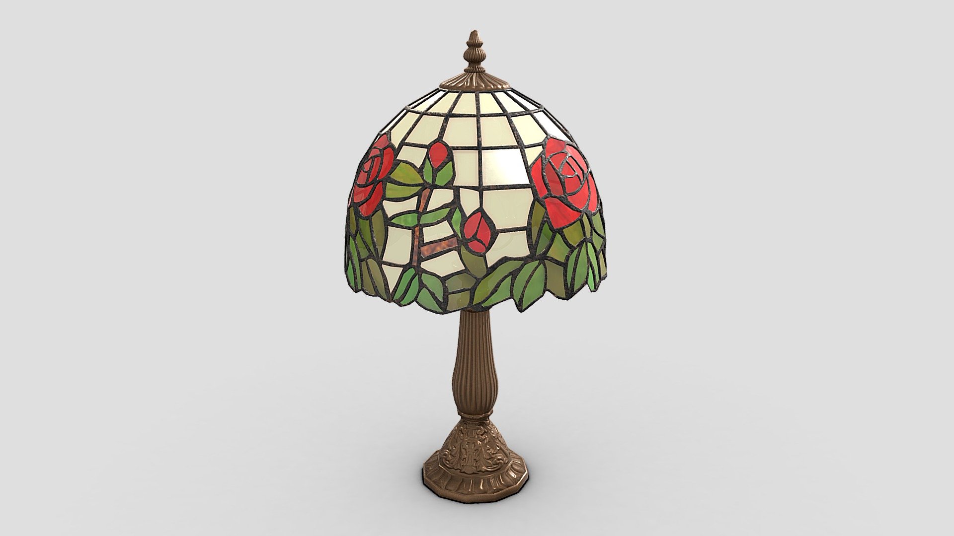 Tiffany Lamp - Download Free 3D model by Michaela Blanchfield ...
