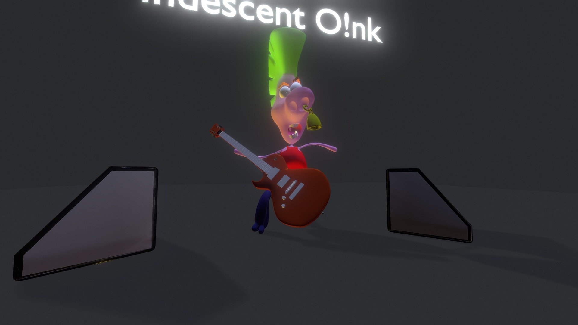 Rocker the pig - 3D model by DaveMwayi [75bf8f8] - Sketchfab