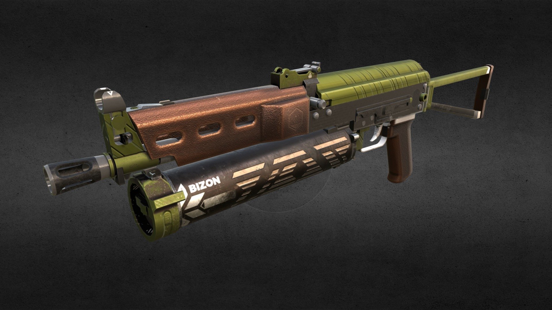 CS20 - BIZON - The Old Steam - 3D model by tanapta [75c01b2] - Sketchfab