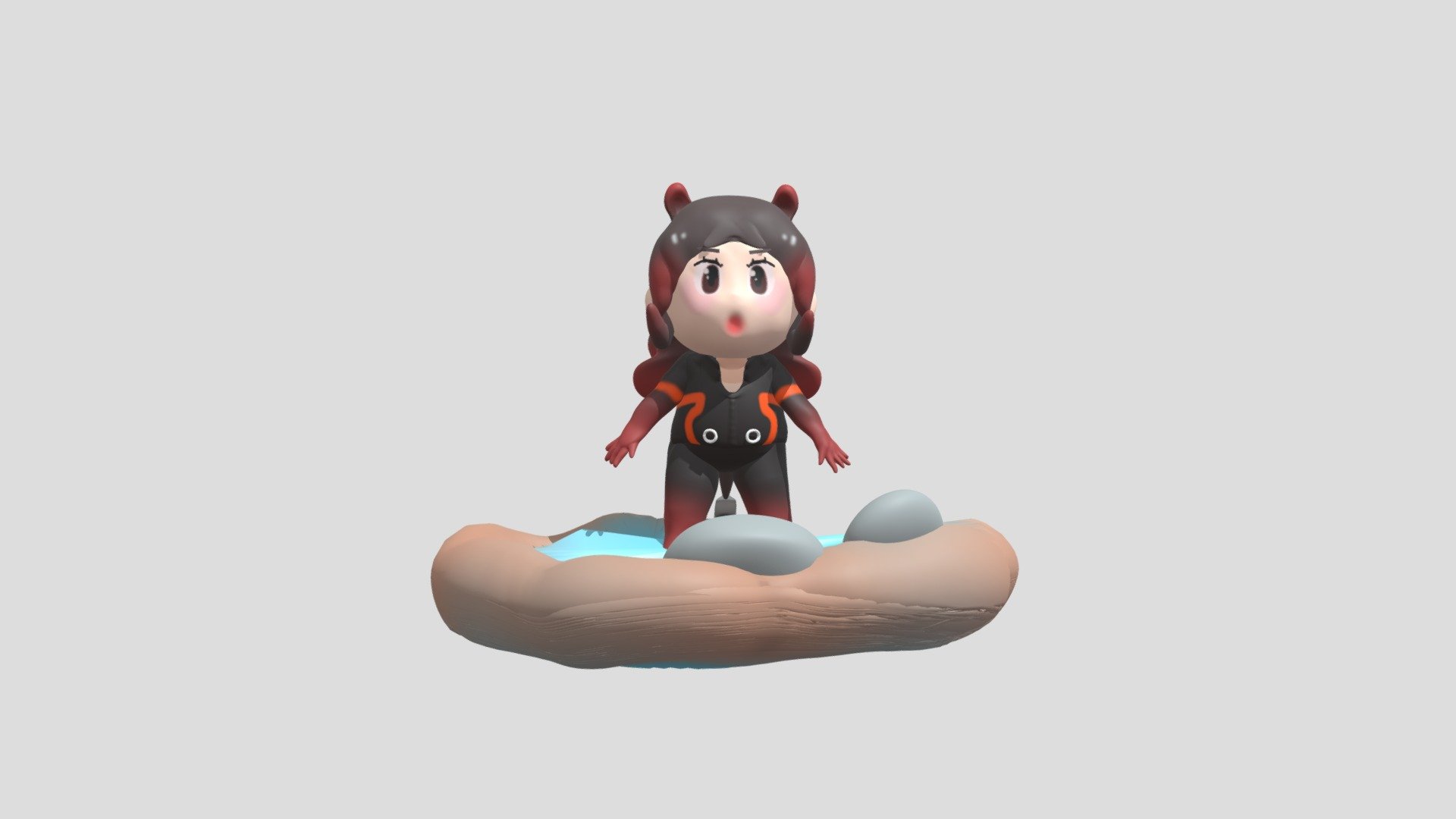 Hippopotamus kemono friends - Download Free 3D model by hippohipo ...