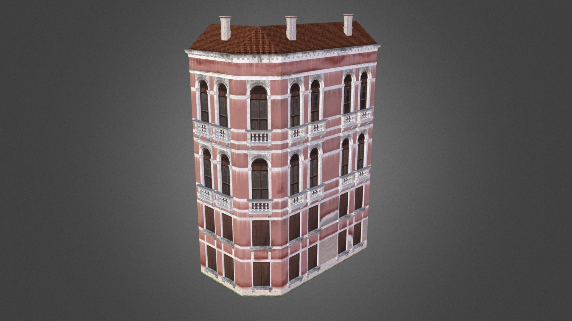 Venetian(Venice) Building - 3D model by Corey Reading (@cocoreysa ...