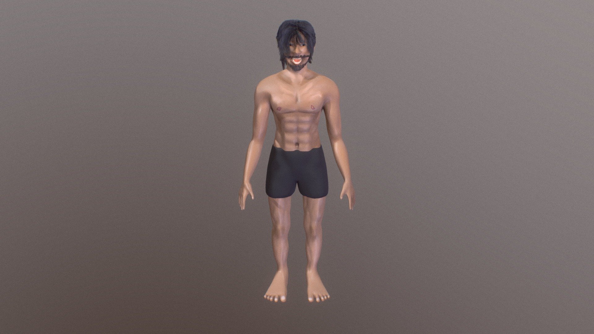 Male anatomy study practice 1 - 3D model by Gabriel.Bruce [75c5032 ...