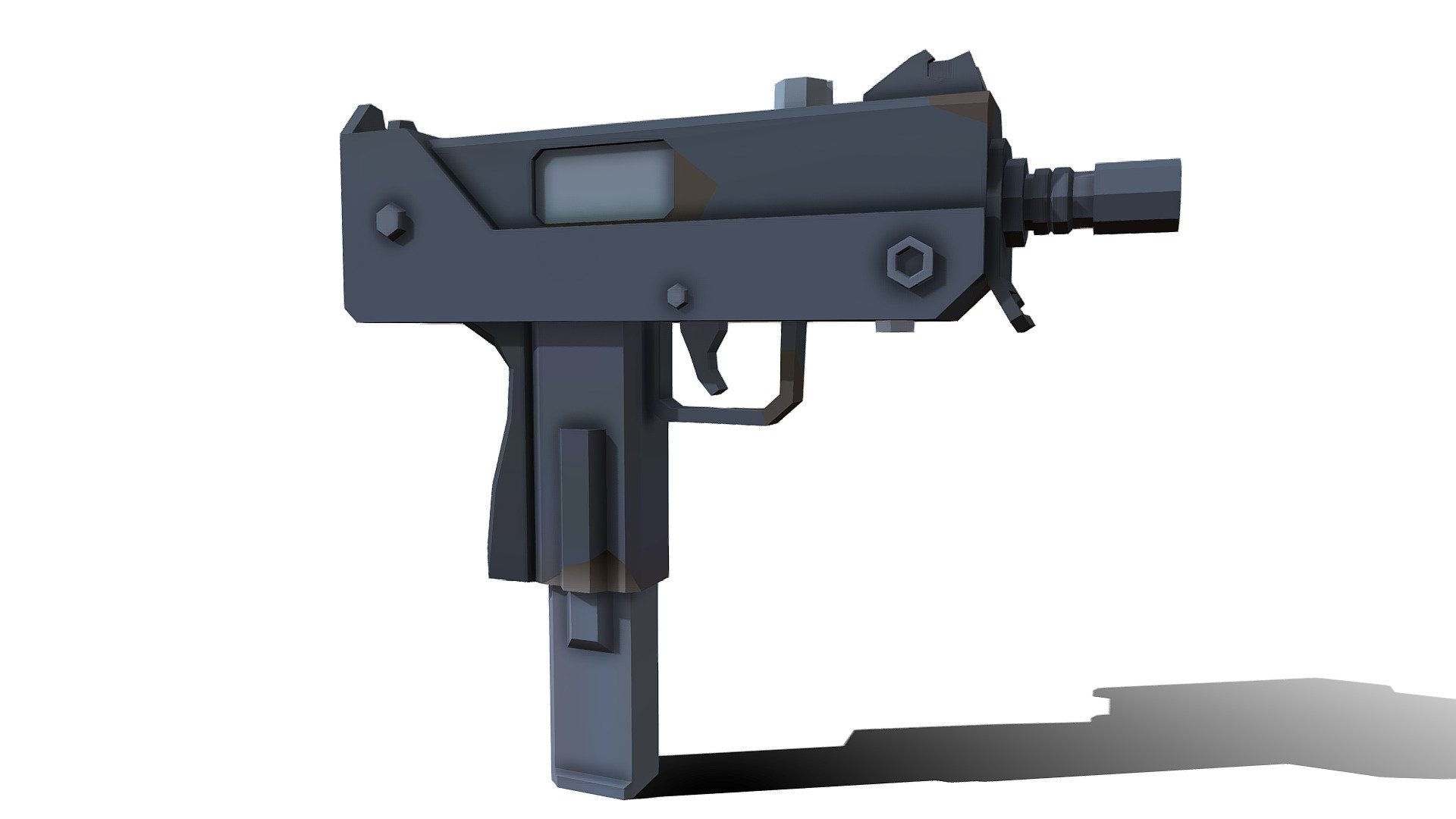 MAC-10 (Low Poly) - 3D model by Likonisa (@eDU6tjT5IDwTntq) [75c6963 ...
