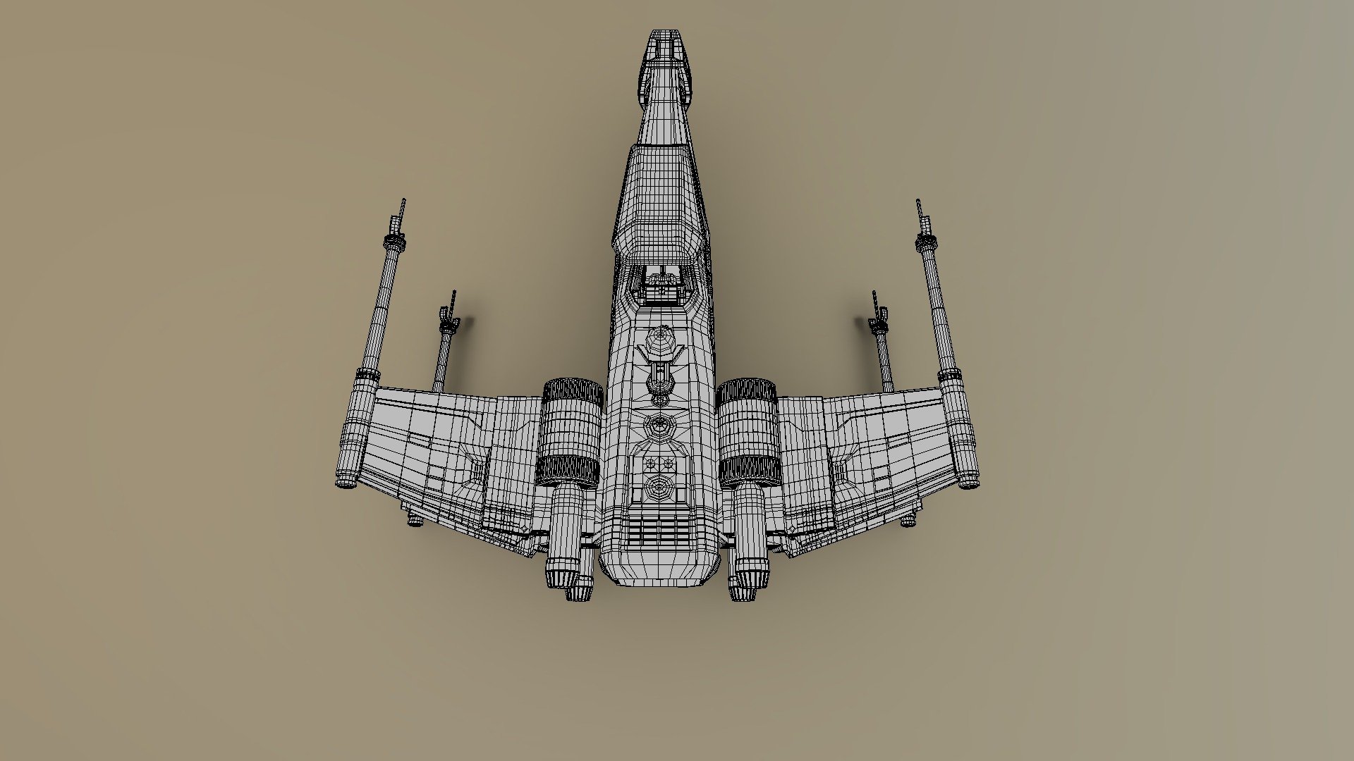 X-Wing Starfighter - 3D model by MAADDD [75c790a] - Sketchfab