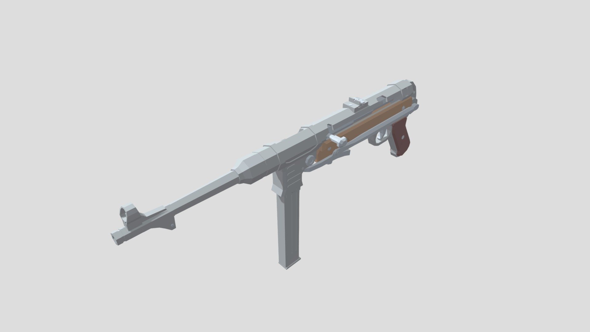 Low Poly MP40 - Download Free 3D model by Konstantinos.Simantiras ...