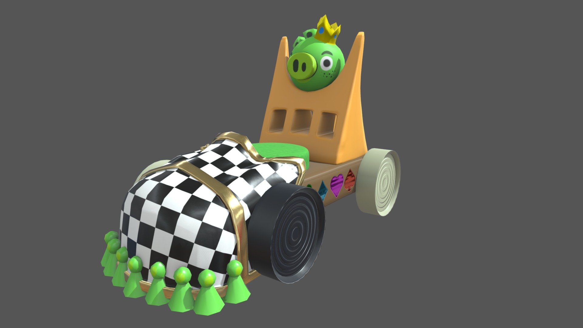 Stylized Kart - Download Free 3D model by Jooper [75c8d2b] - Sketchfab