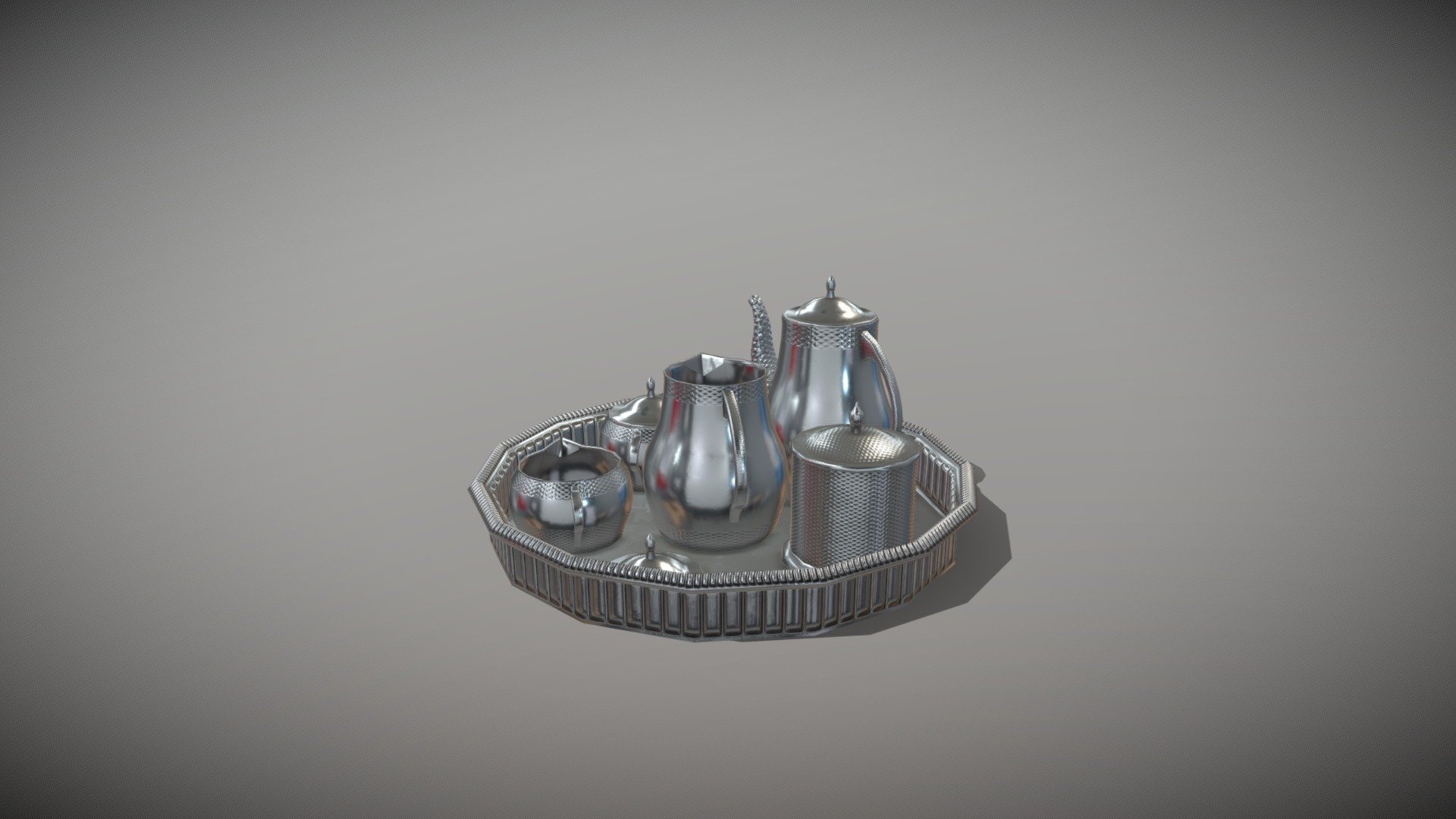 Silverware Tea Set - Download Free 3D model by Foggy_123 [75cb12a ...