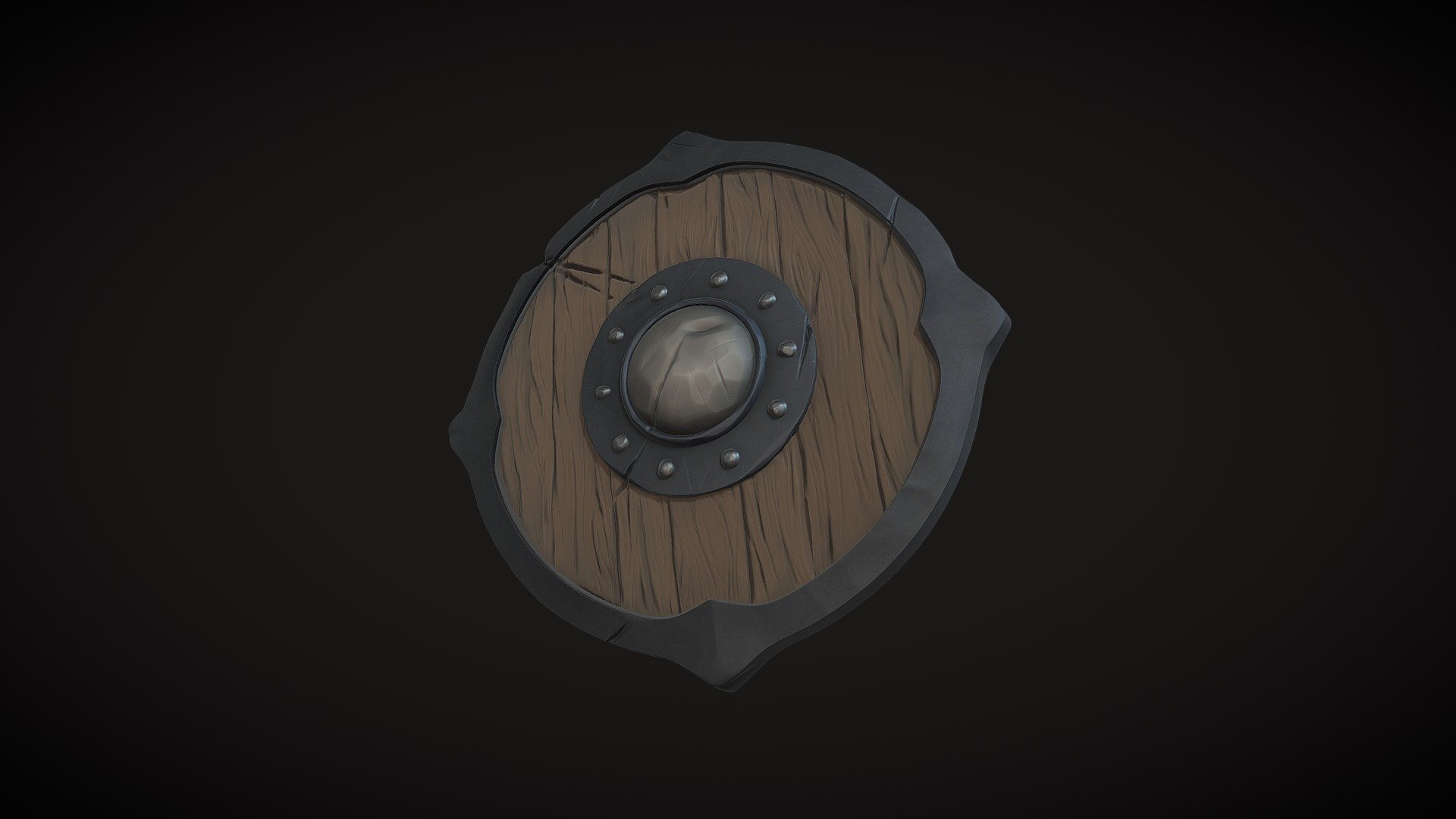 Viking shield - Download Free 3D model by Kayleigh_Monsere [75cc804] - Sketchfab