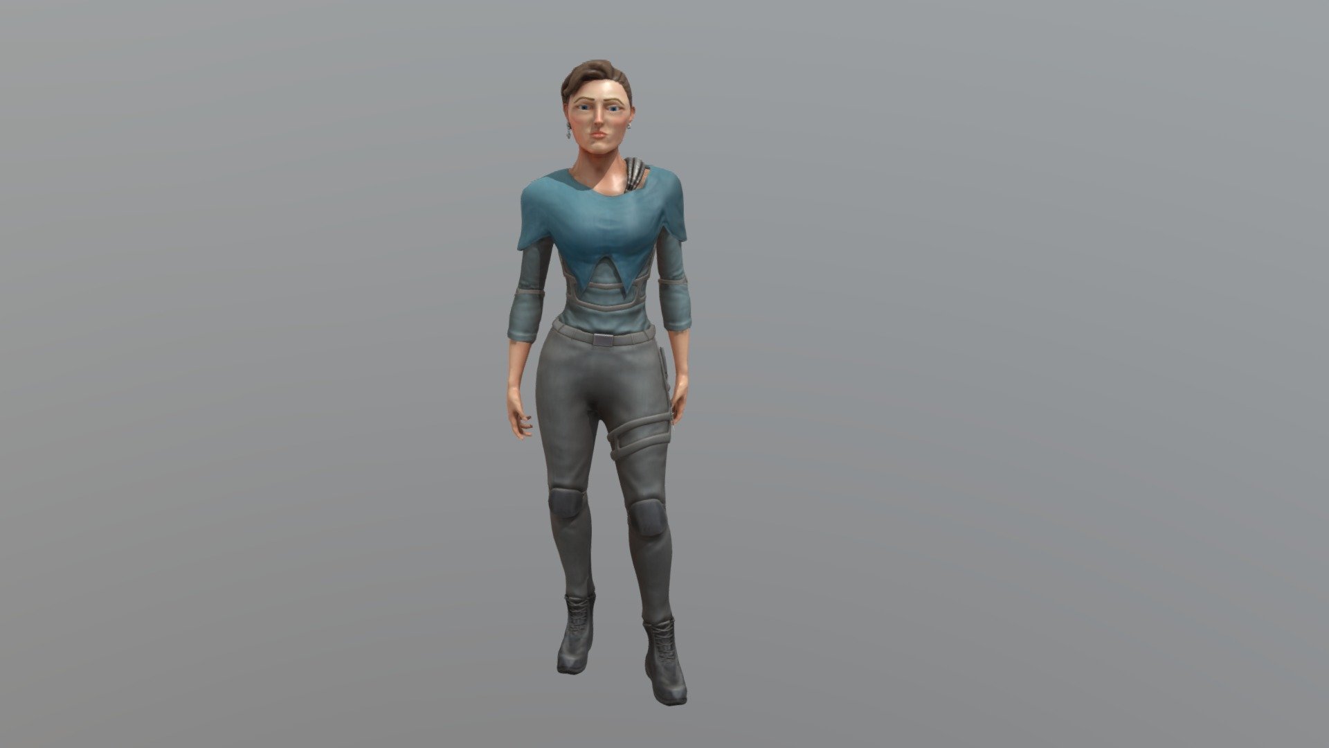 stylized explorer character - 3D model by PhilStein [75cd454] - Sketchfab
