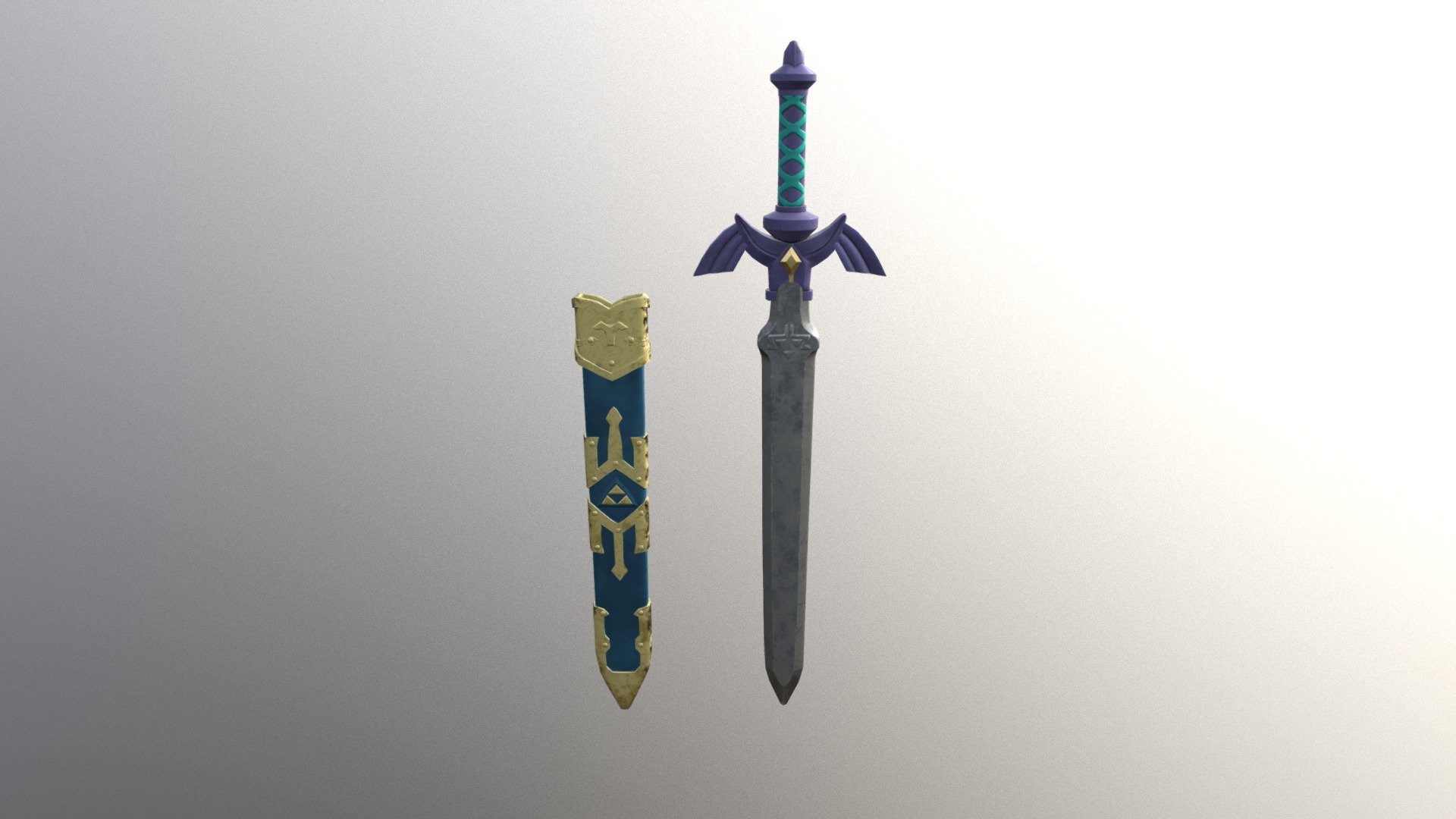 master sword - 3D model by deckseck1 [75cd6cf] - Sketchfab