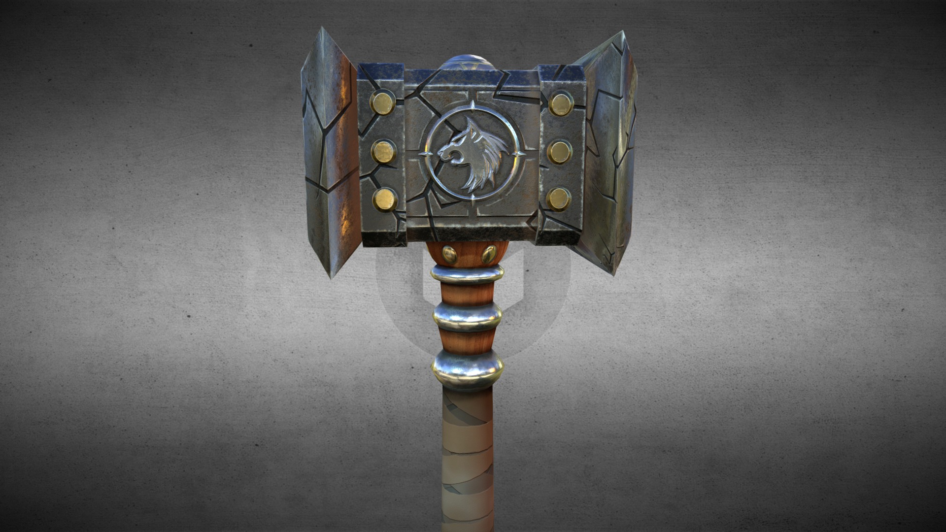 DoomHammer Fanart - 3D model by zodaklatino [75cefda] - Sketchfab