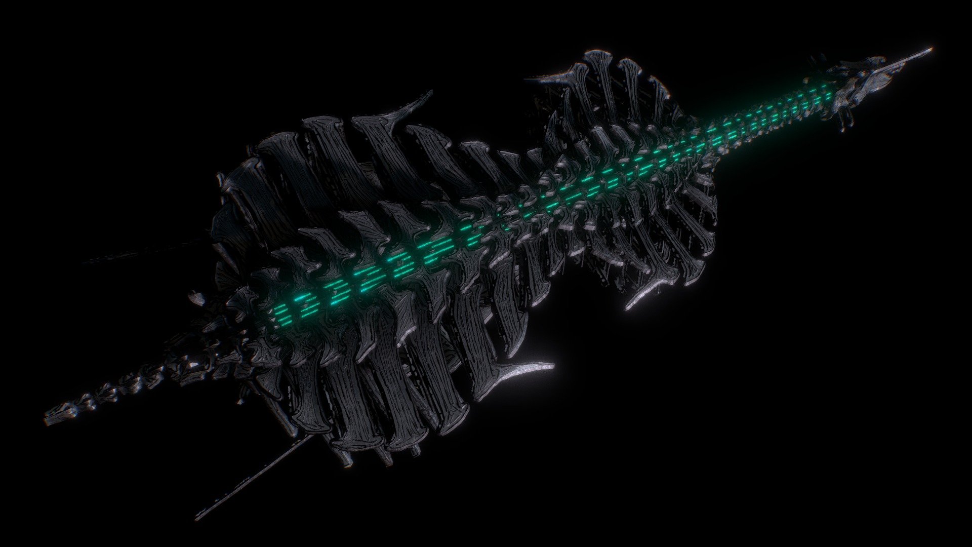 Skeletal Cello - Devilish Spine - 3D model by sy-kim [75d05c4] - Sketchfab