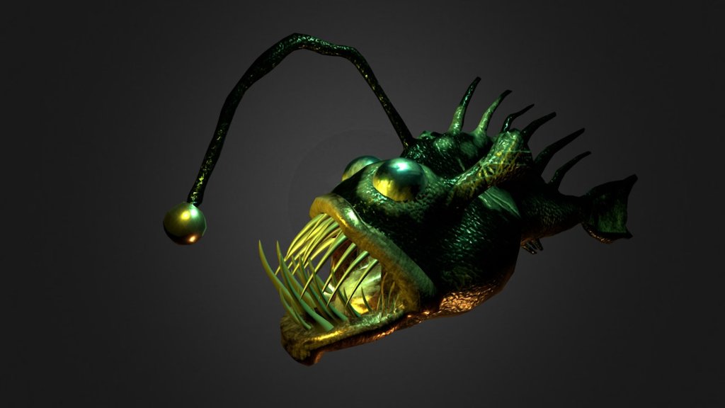 Angler fish 2.0 - 3D model by Andy Todd (@atodd19) [75d07bd] - Sketchfab