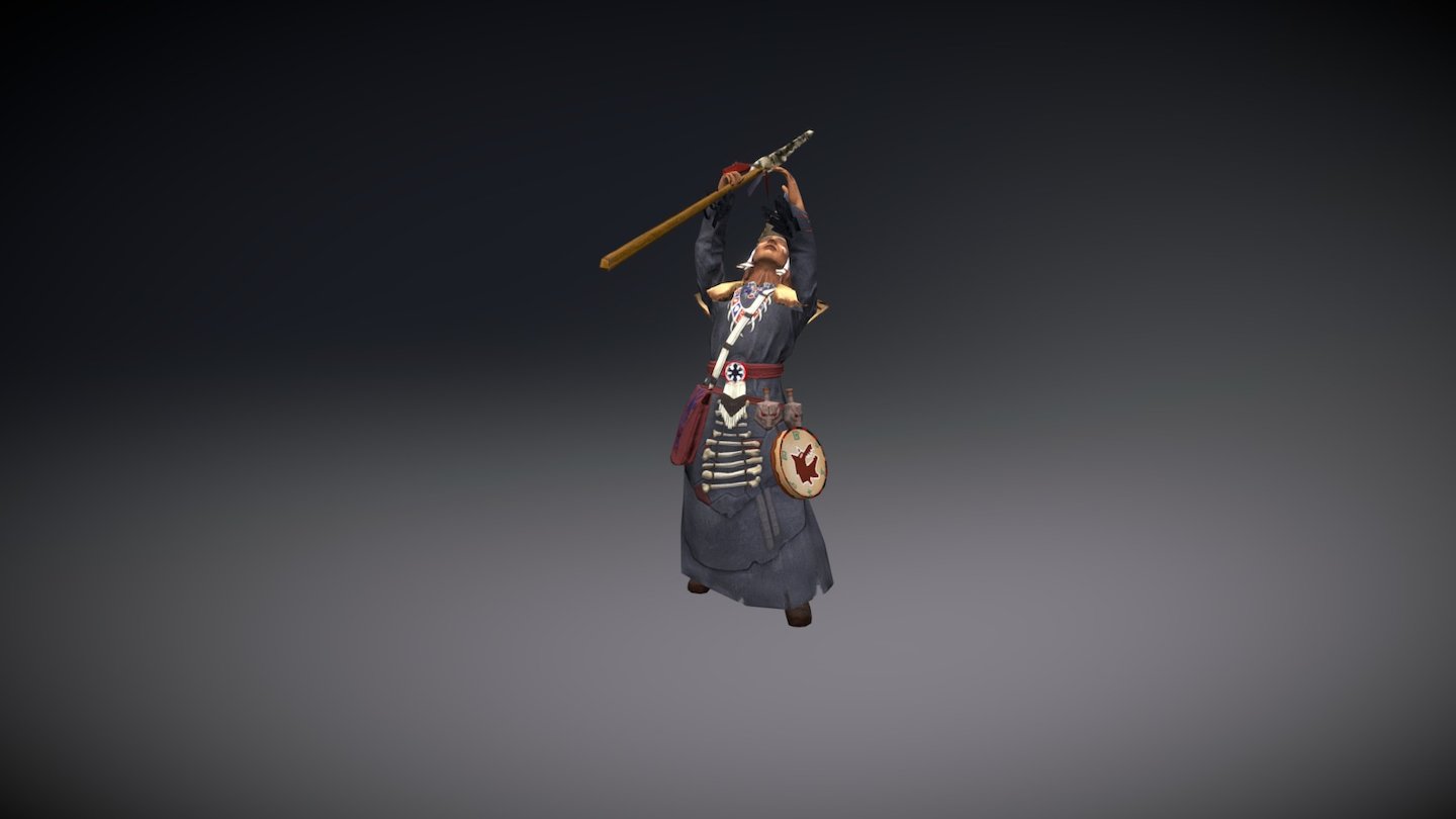 Wildwest shaman - 3D model by kir.rudenko [75d11e2] - Sketchfab
