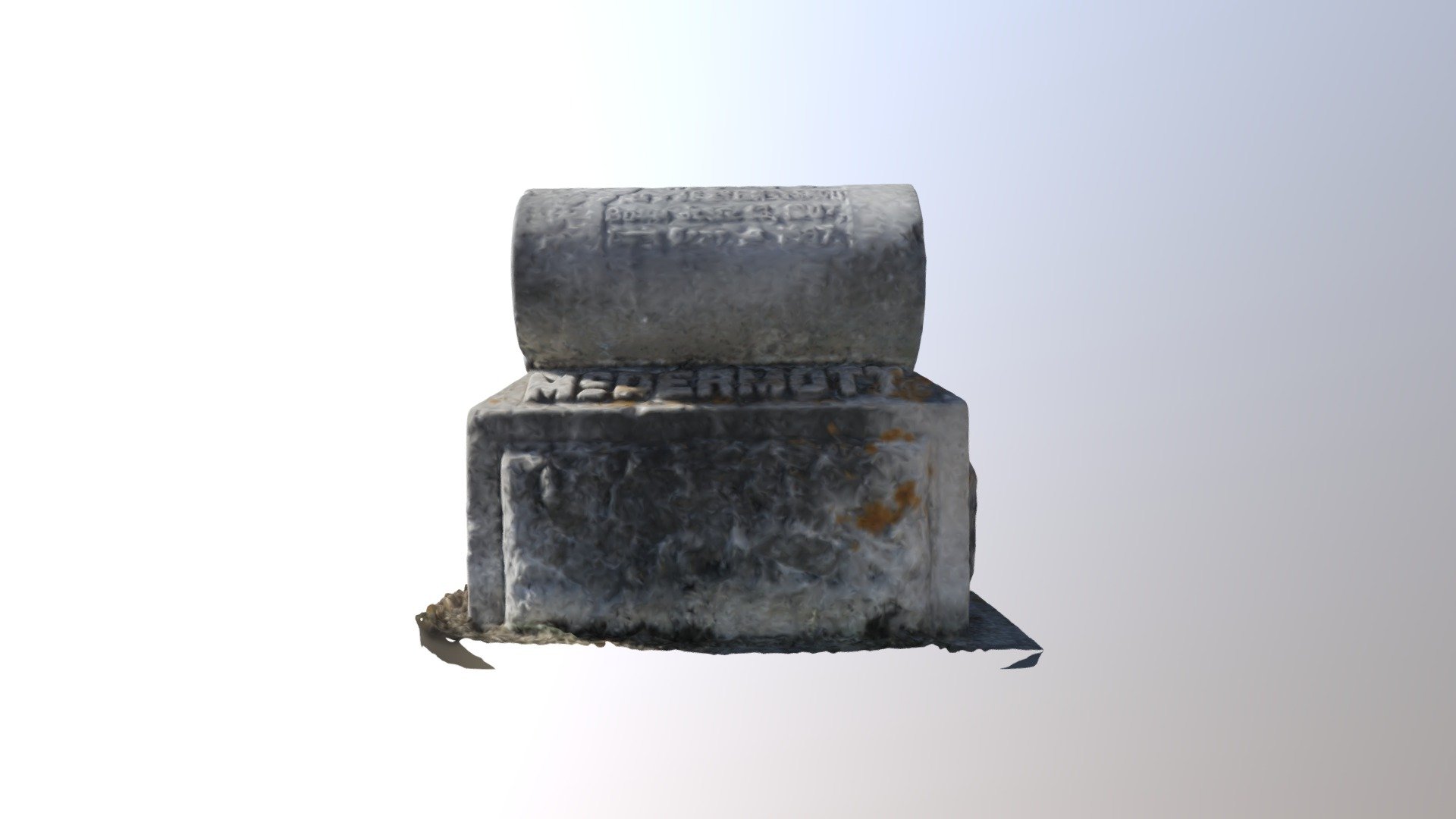 Wesley McDermott Headstone - 3D model by lamundson [75d19a4] - Sketchfab