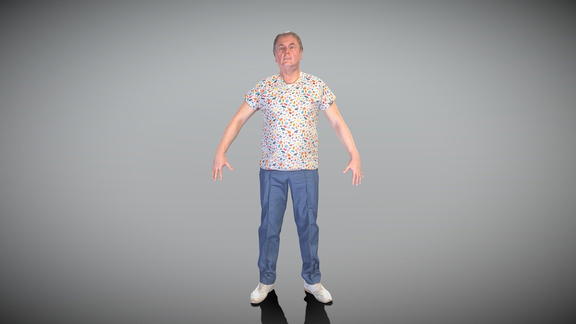 Male doctor ready for animation 402 - Buy Royalty Free 3D model by ...