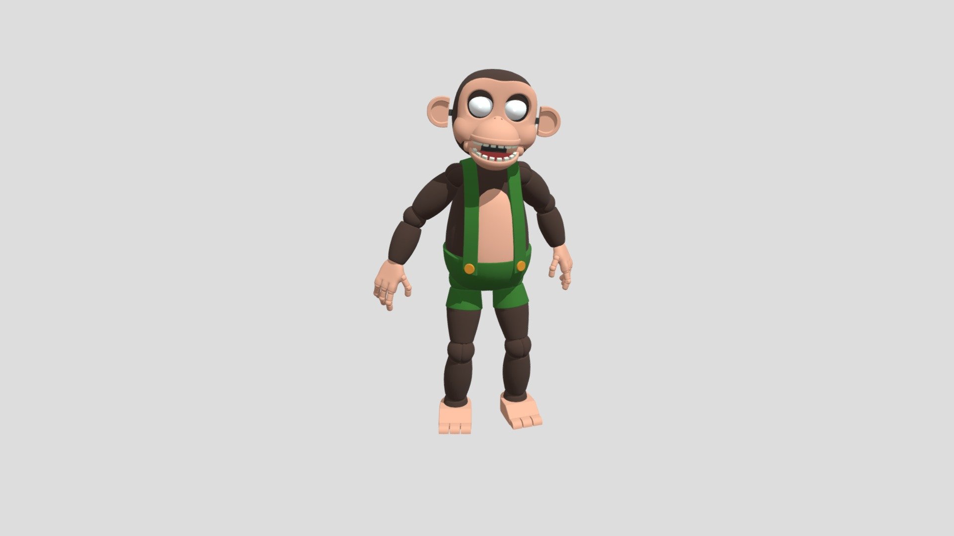 Chester The Chimp - Download Free 3D model by Limónarts3D (@Limomarts3D ...
