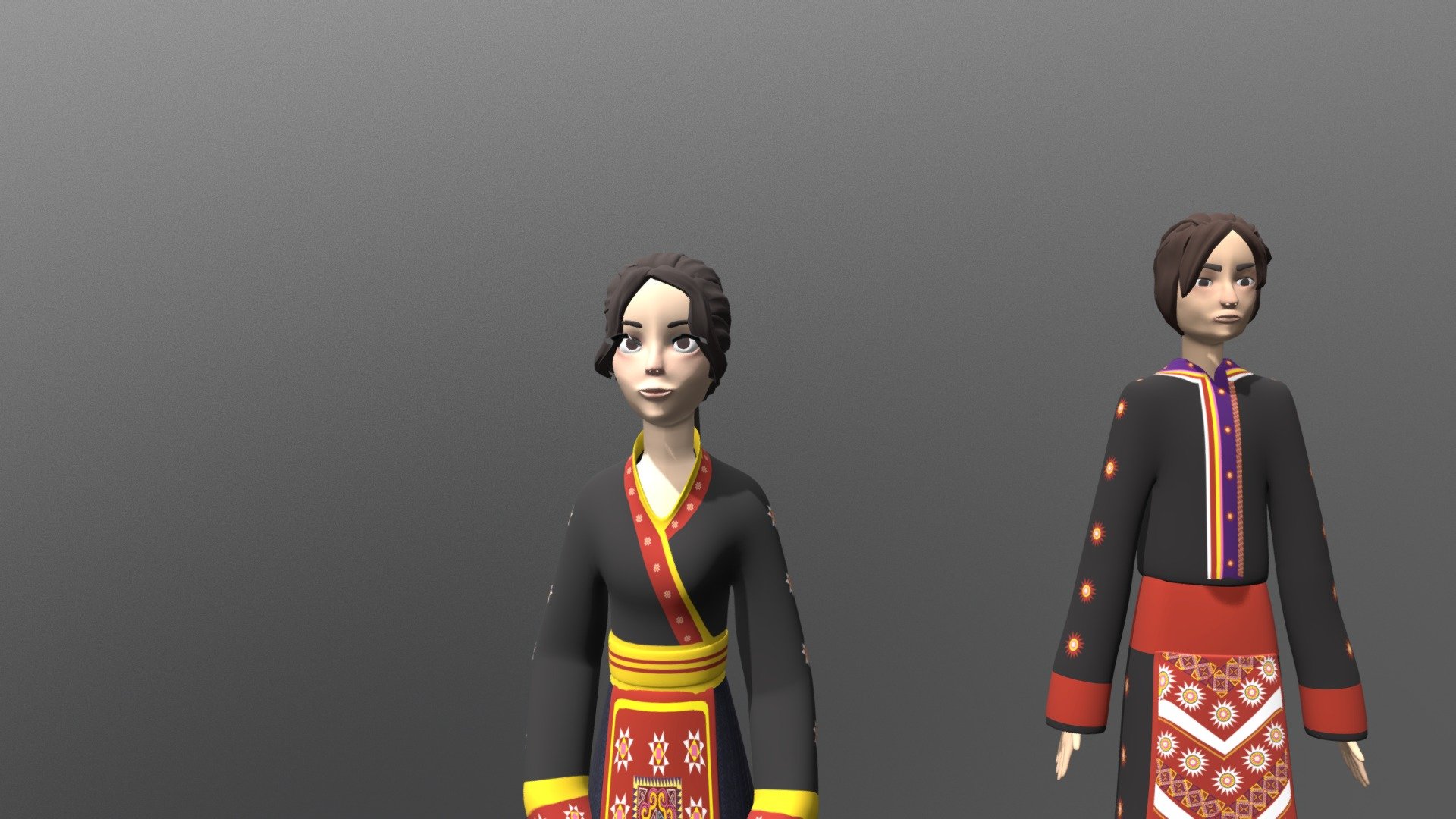 Hmong Character - 3D model by Sai0013 [75d510a] - Sketchfab