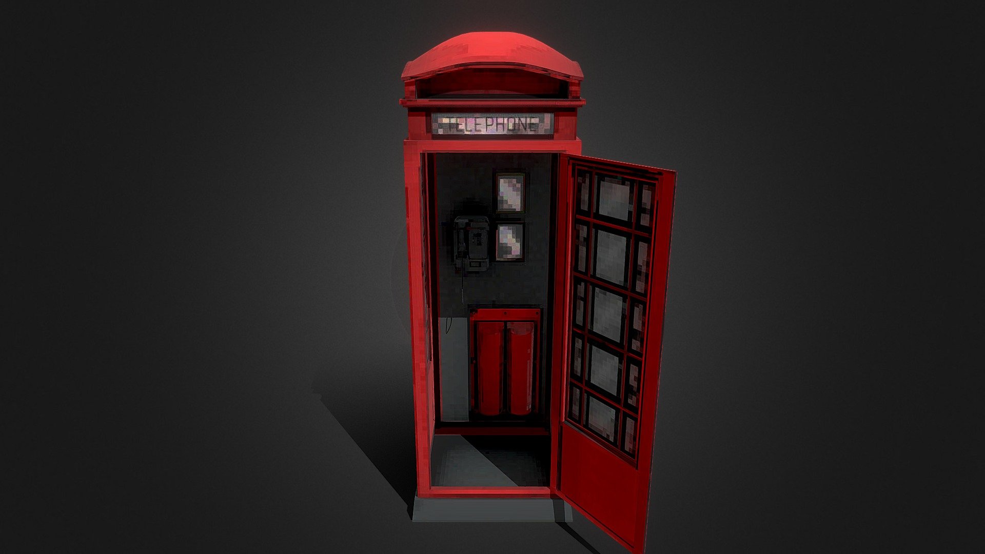 phone booth - 3D model by jesamabin [75d5352] - Sketchfab