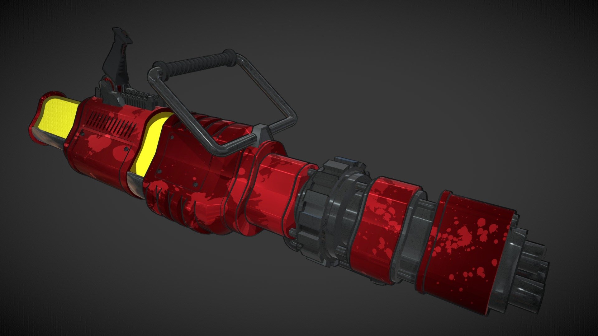 Plasma Minigun - Blood - 3D model by LeviathansArmory [75d6974] - Sketchfab