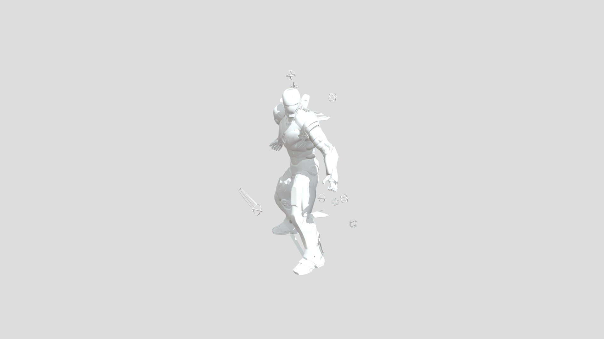 Standing Death Forward 02 - 3D model by sally4115.78 [75d75ac] - Sketchfab