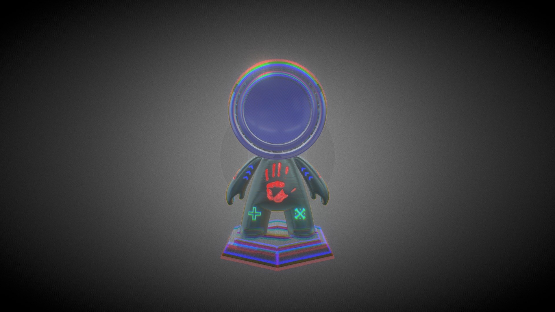 Little Robot With Light - Substance - 3D model by Dayvid01 [75d8a73 ...