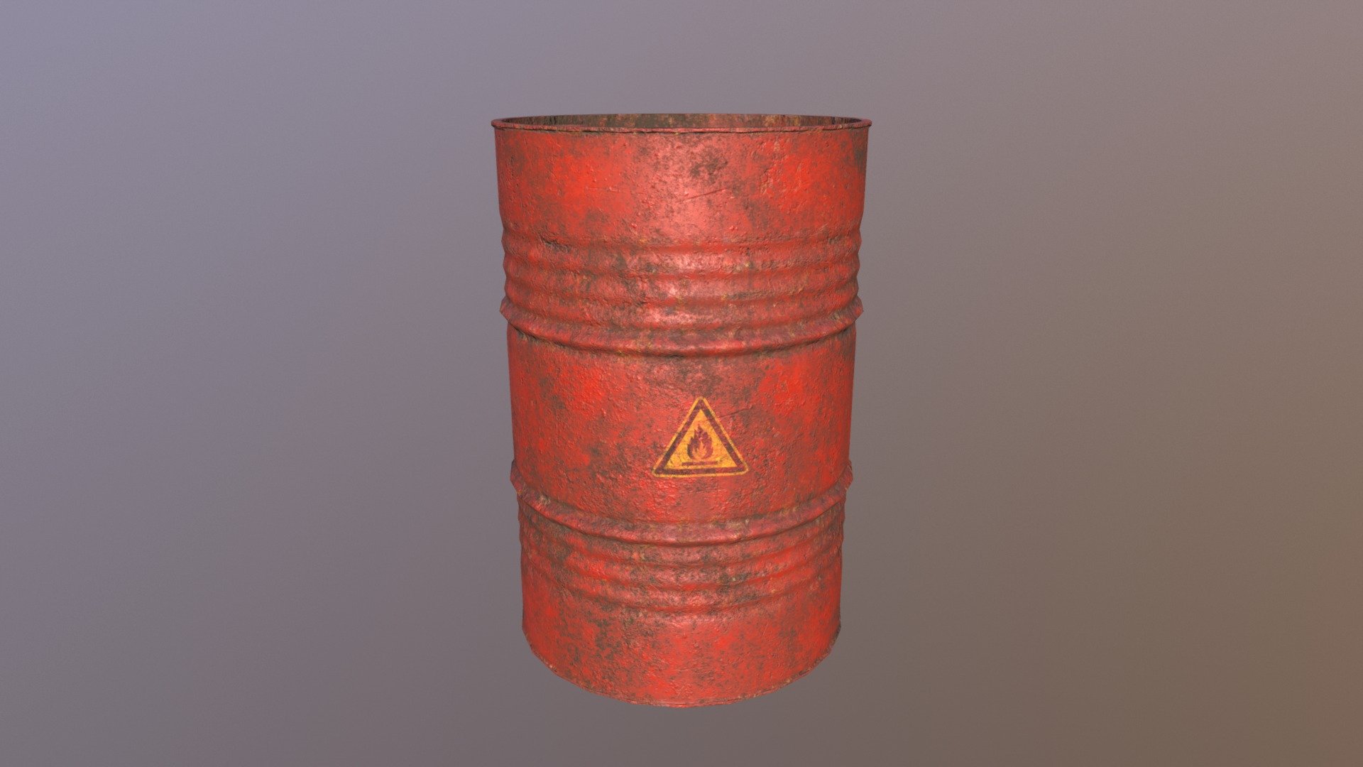 Old Rust Barrel - 3D model by igor_o [75d90e4] - Sketchfab